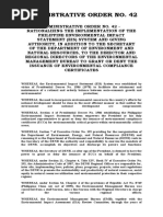 DENR Organizational Chart | PDF | Business | Government