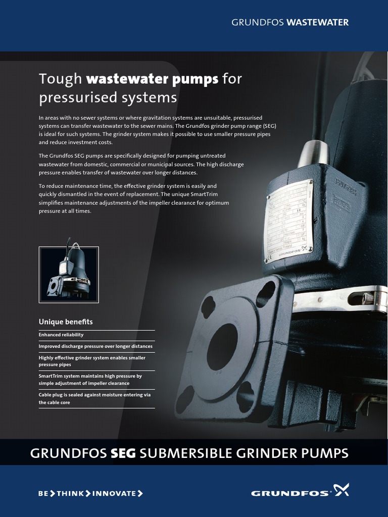 Tough Wastewater Pumps For Pressurised Systems: Grundfos Seg ...