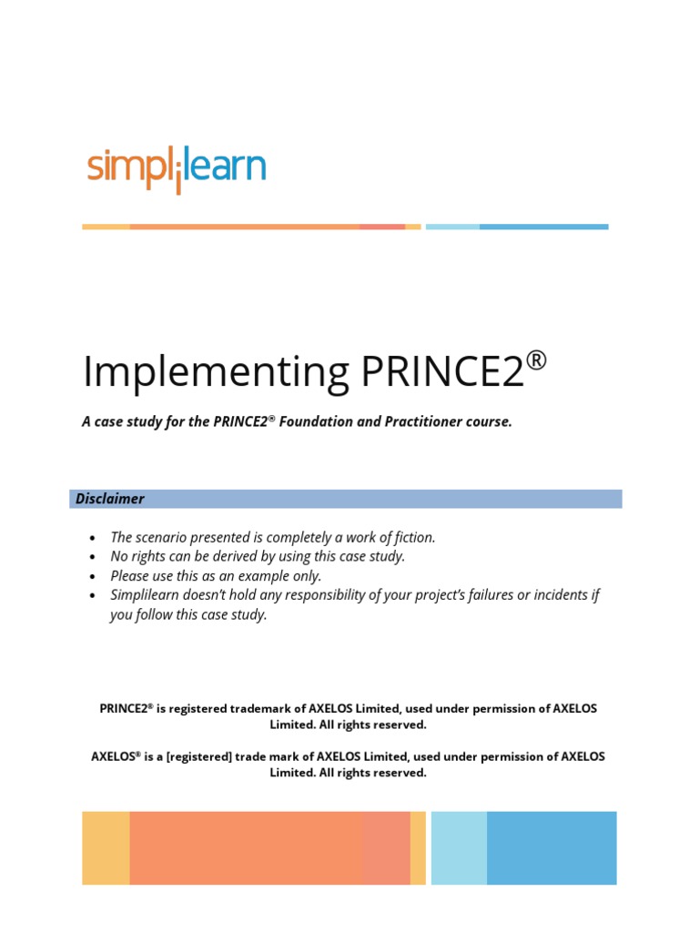 PRINCE2 Implementation Case Study | PDF | Project Management ...