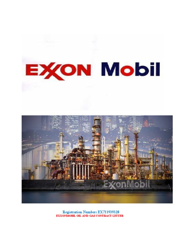 Exxonmobil Contract Letter-Ajmeri Viju Sarubhai | PDF | Exxon Mobil ...