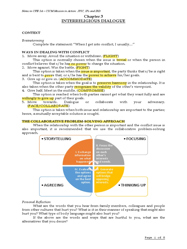Interreligious Dialogue | PDF | Interfaith Dialogue | Religious Pluralism