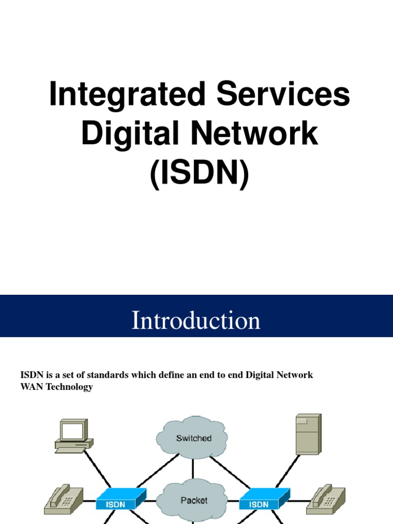 Unit 4 - ISDN-revised | PDF | Asynchronous Transfer Mode | Computer Network