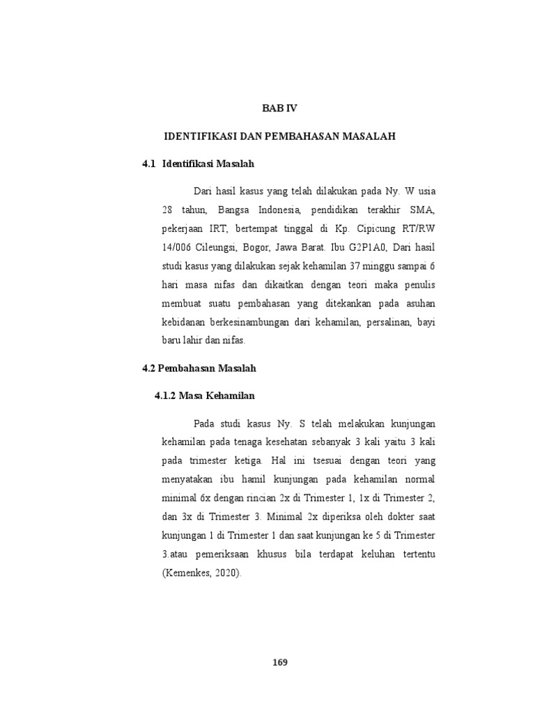 BAB IV Dan V LTA - Reski-1 | PDF