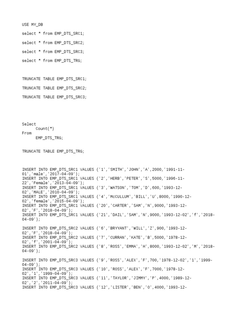 My Etl T4 | PDF | Data Management | Databases