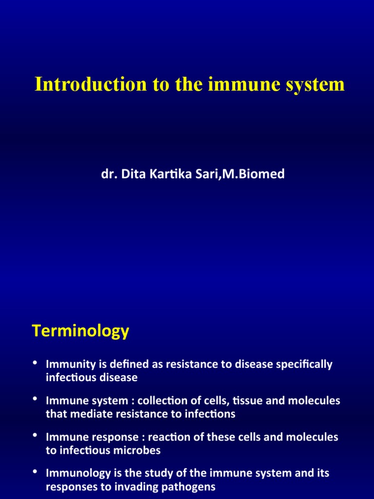 Introduction To The Immune System | PDF | Immune System | Lymphocyte