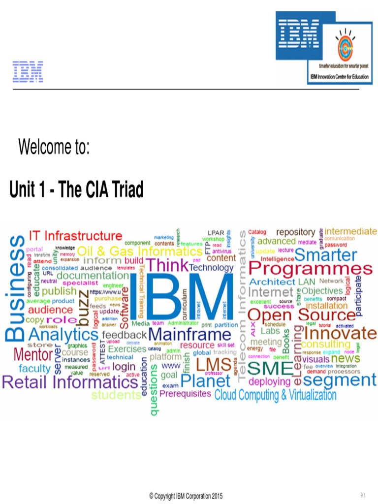 Csf011g01 - CIA Triad | PDF | Information Security | Personal ...