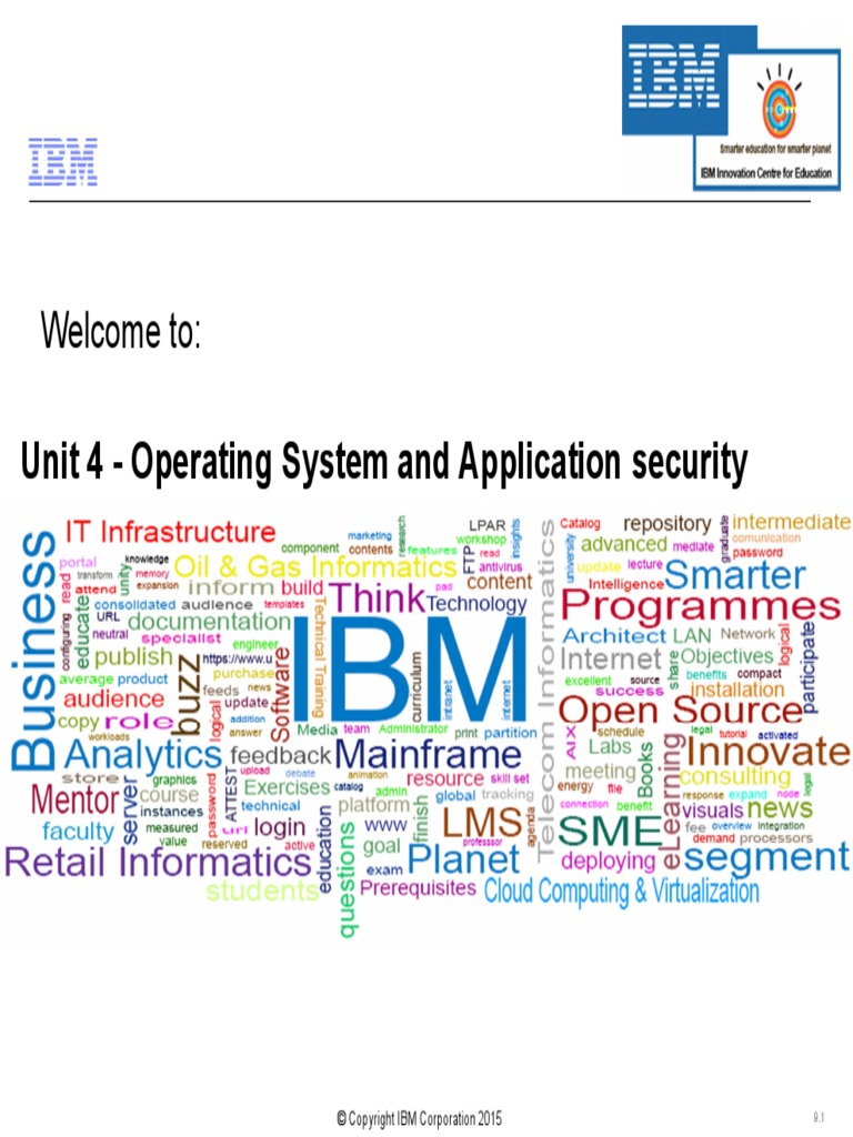 CSF011G04 - OS Application & Database Security | PDF | Operating System ...