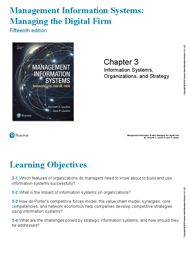 Management Information Systems: Managing The Digital Firm: Fifteenth ...