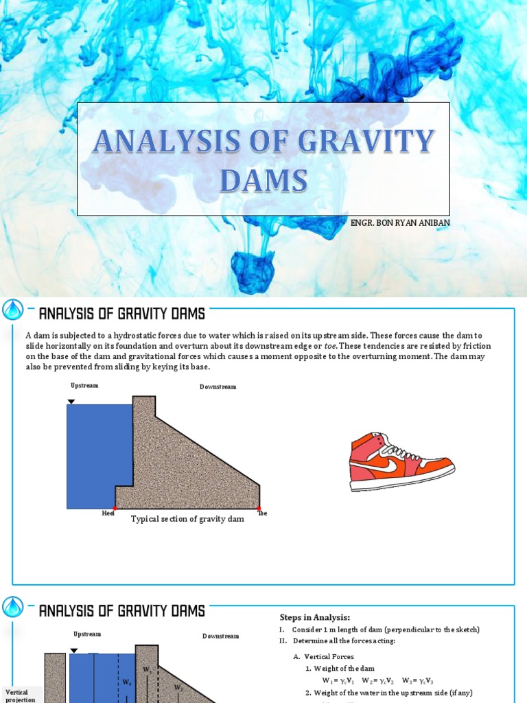Gravity Dam Stability Analysis Guide | PDF | Dam | Continuum Mechanics