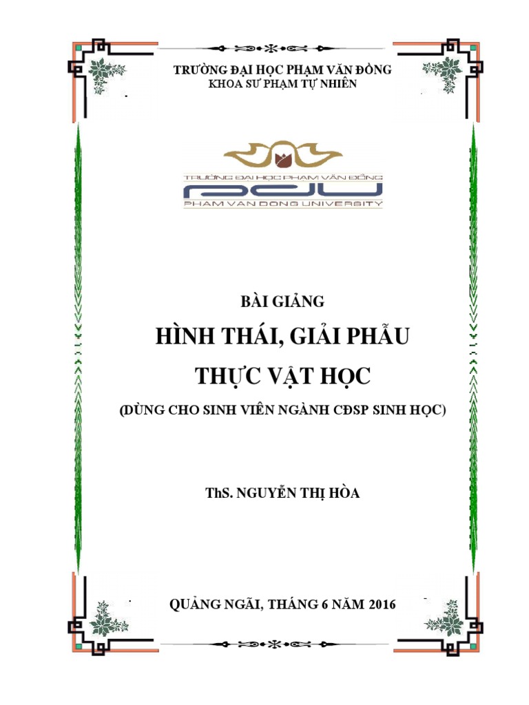 Tailieuxanh Hinh Thai Giai Phau TV 5154 | PDF