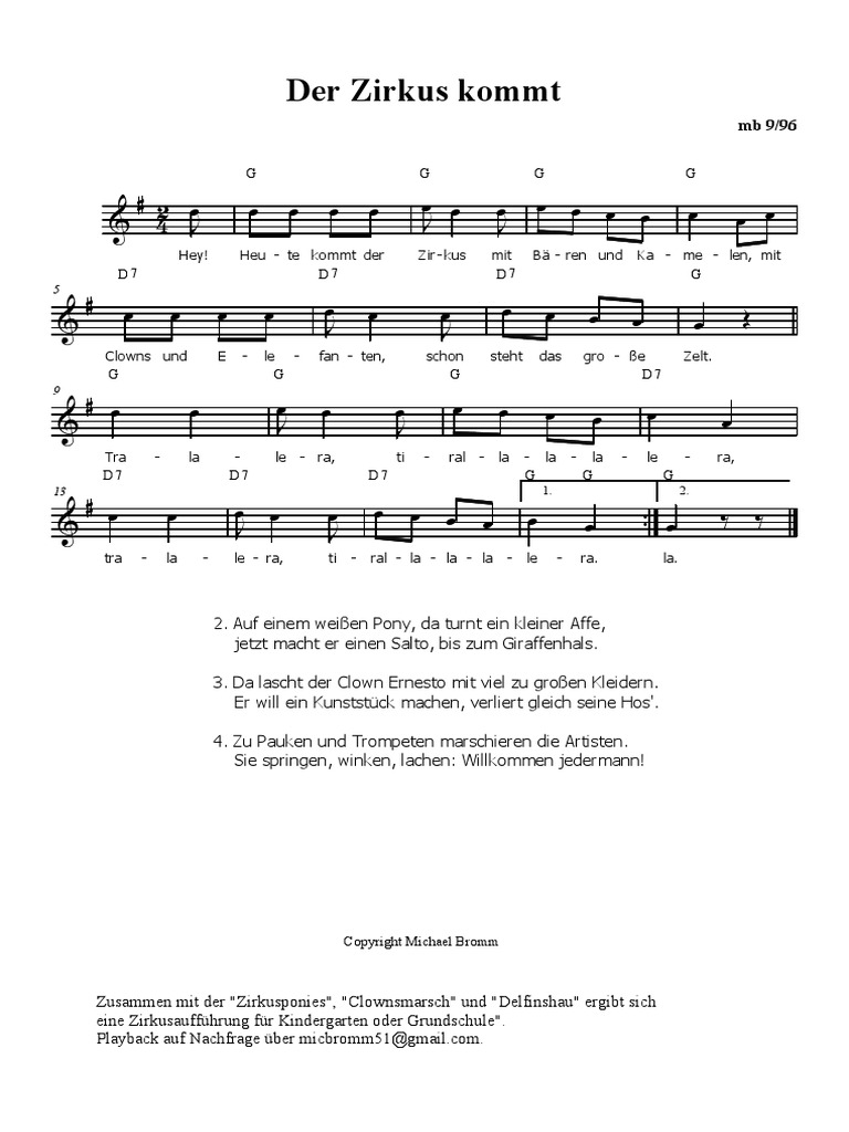 Zirkus Parade | PDF