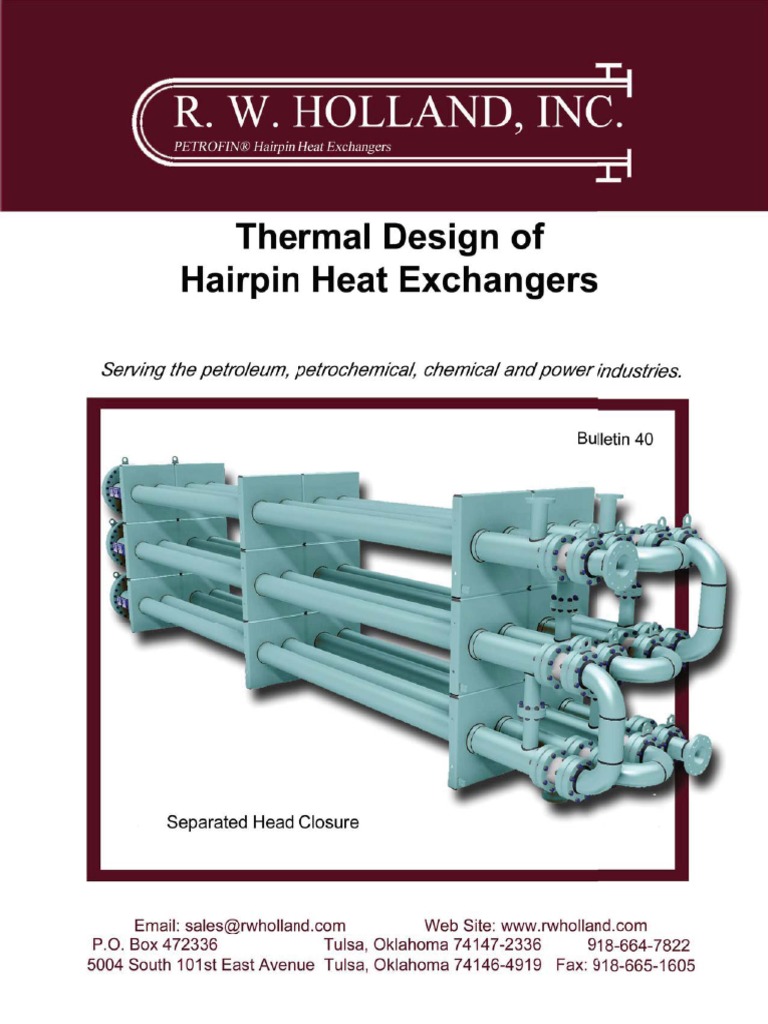 Bulletin 40 | PDF | Heat Transfer | Heat Exchanger