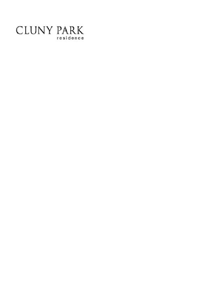 Cluny Park Residence E Brochure Final | PDF