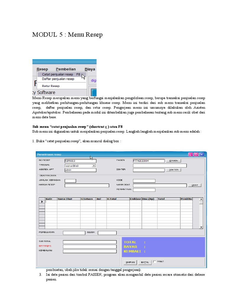 Pengelolaan Resep dan Racik Obat | PDF | Pengelolaan Keuangan & Uang ...