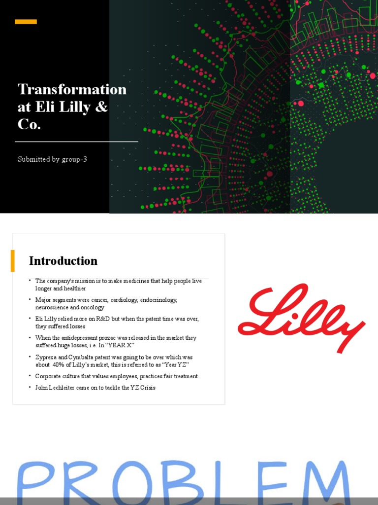 Transformation at Eli Lilly & Co.: Submitted by Group-3 | PDF ...