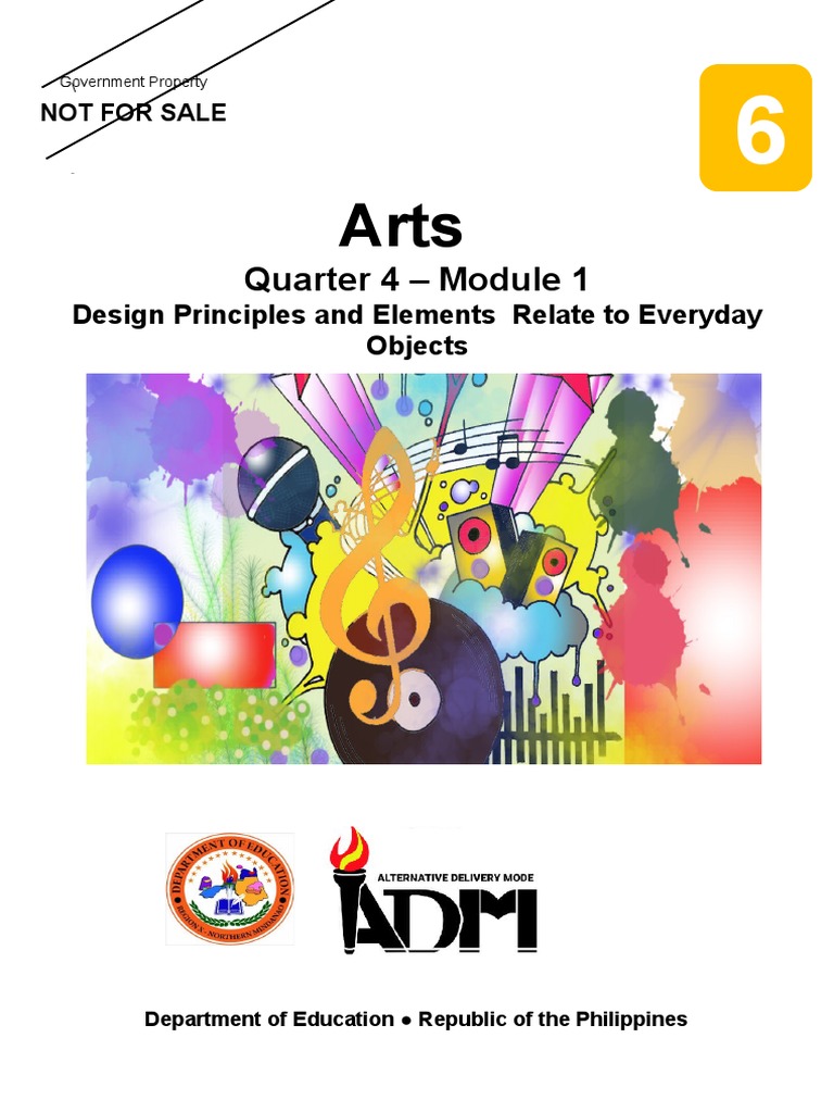 Arts 6 Quarter 4 Module 1: Design Principles | PDF | Sculpture | The Arts