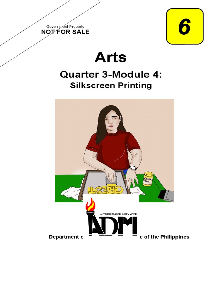 Arts Quarter 3 Module 4 | PDF | T Shirt | Printmaking