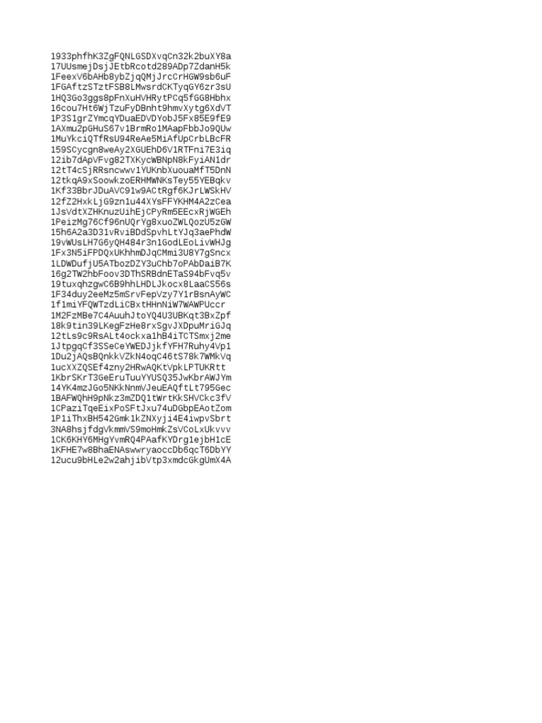 Fresh BTC Private Keys With Balance | PDF
