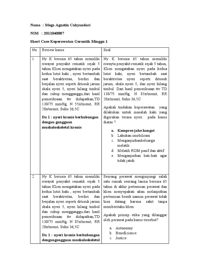 SHORT CASE GERONTIKd | PDF