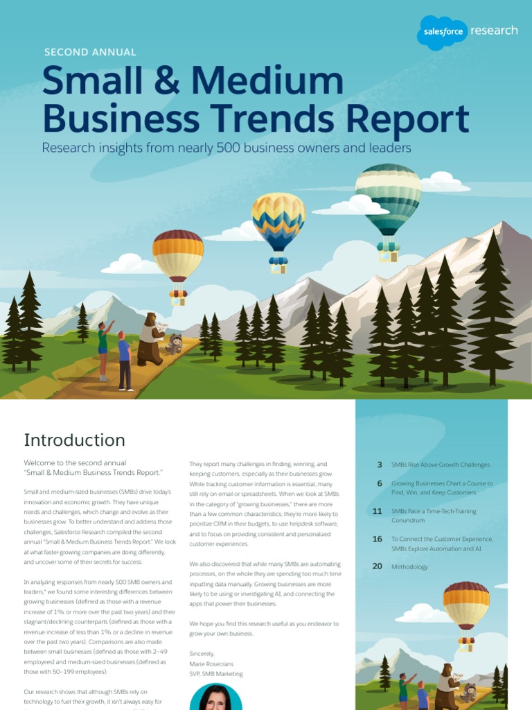 Small Medium Business Trends Salesforce Research | PDF | Customer ...