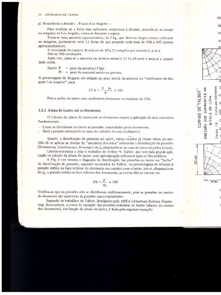 Dimensionamento de Lastro | PDF