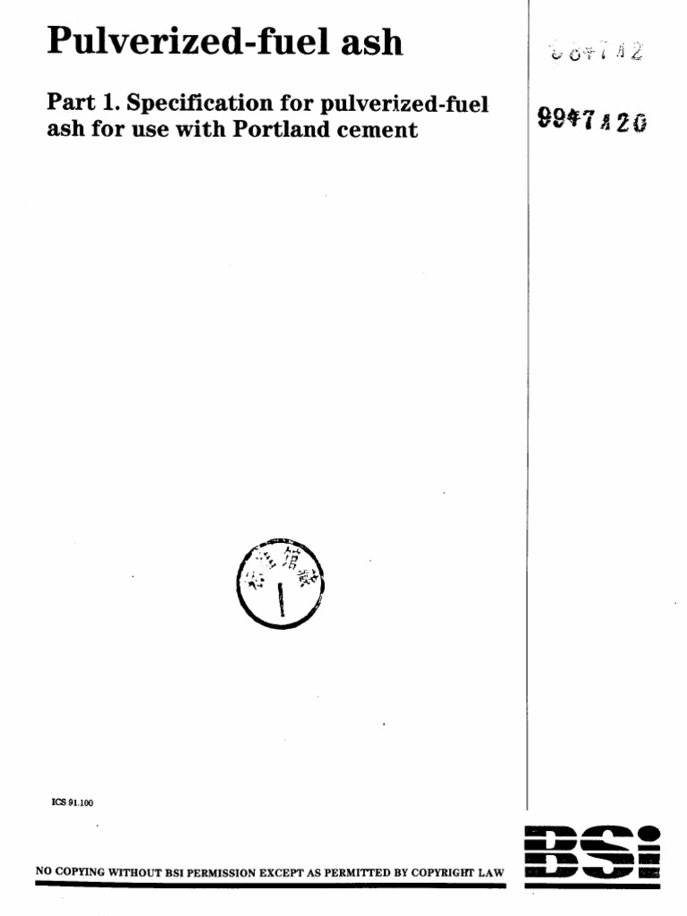 BS 3892-Part1 (1997) | PDF