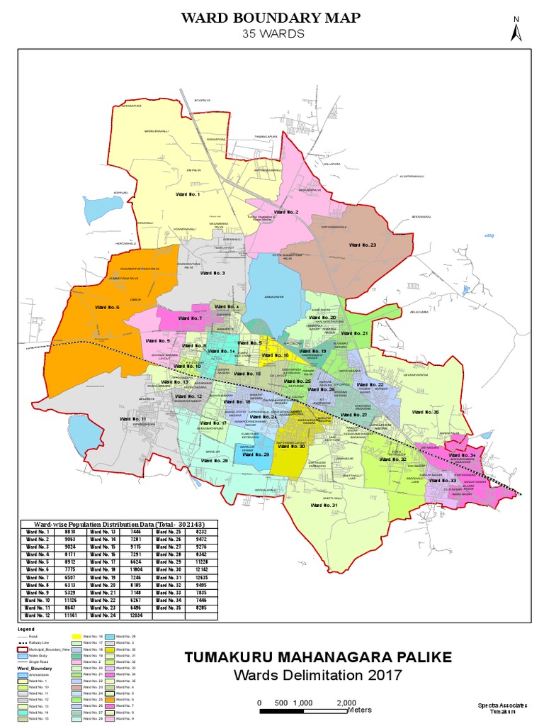 Tumkur City Ward Map and Details | PDF