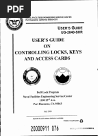 Key Control Procedure Detailed Hotel Security JNU | PDF