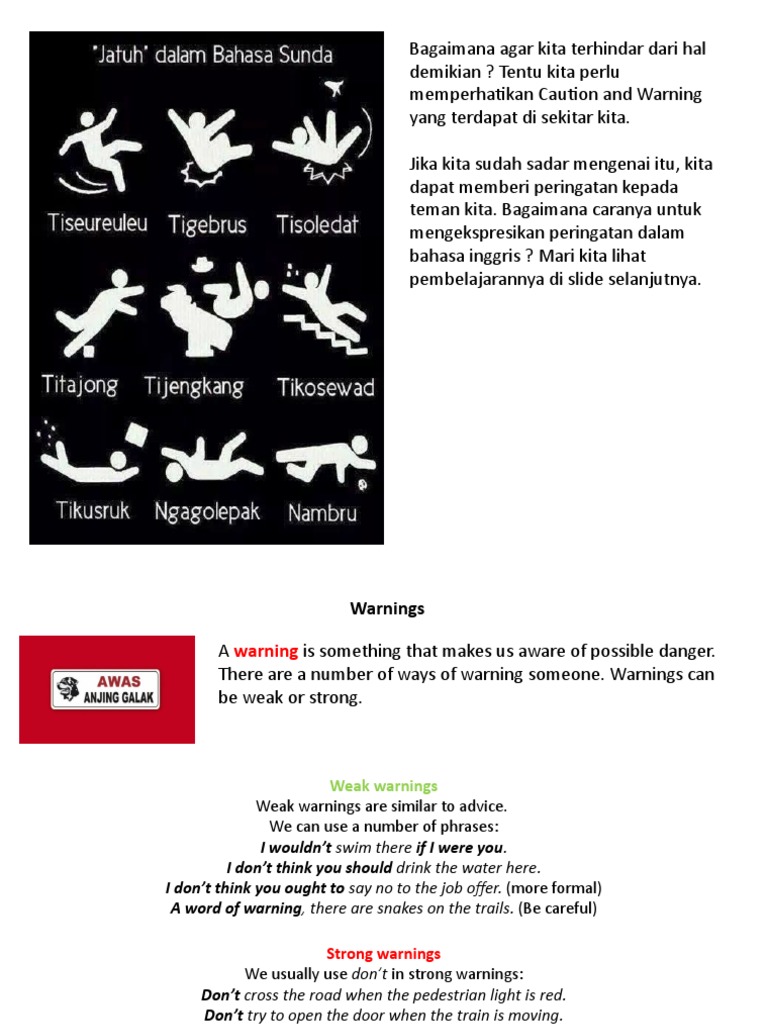 Caution and Warning | PDF