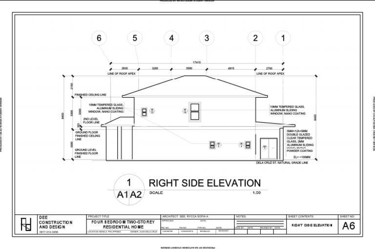 2 Storey Right Side Elevation-Layout1 | PDF