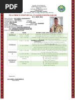 2024-2025-SNED CLASS-PROGRAM | PDF | Public Administration | Philippines