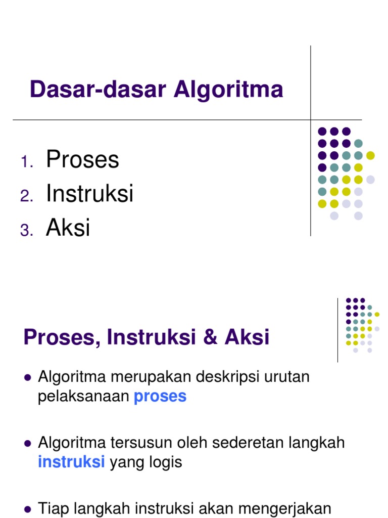 2-Dasar-Dasar Algoritma-Studi Kasus-Notasi Algoritmik-Ilkom | PDF