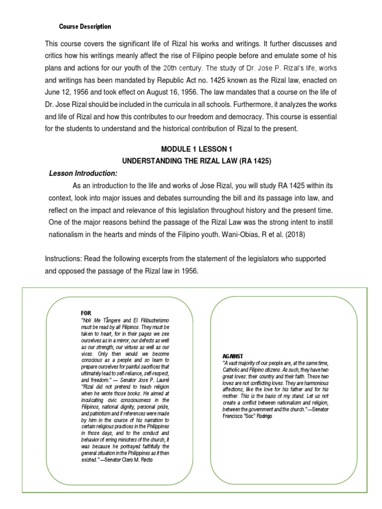 Week 1 - Intro and RA 1425 | PDF | Bill (Law) | United States House Of ...