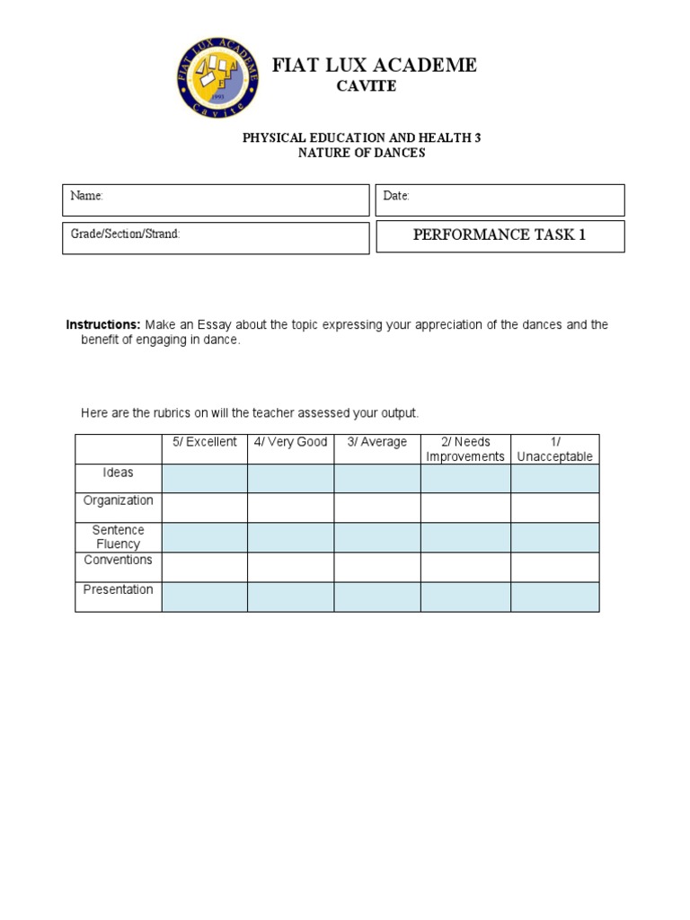 Performance Task 1 | PDF