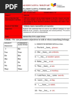 English Grade 5 Model Paper | PDF | Multiple Choice | Linguistic Typology