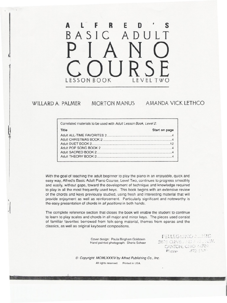 Alfred - Adult - Book 2 - A | PDF