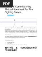 FHC Installation Method Statement | PDF | Risk Assessment | Safety