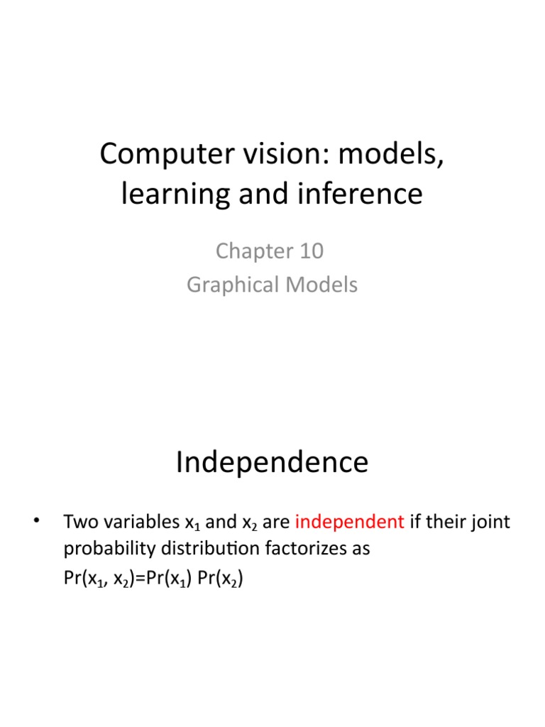 Computer Vision: Models, Learning and Inference | PDF | Probability Density Function ...