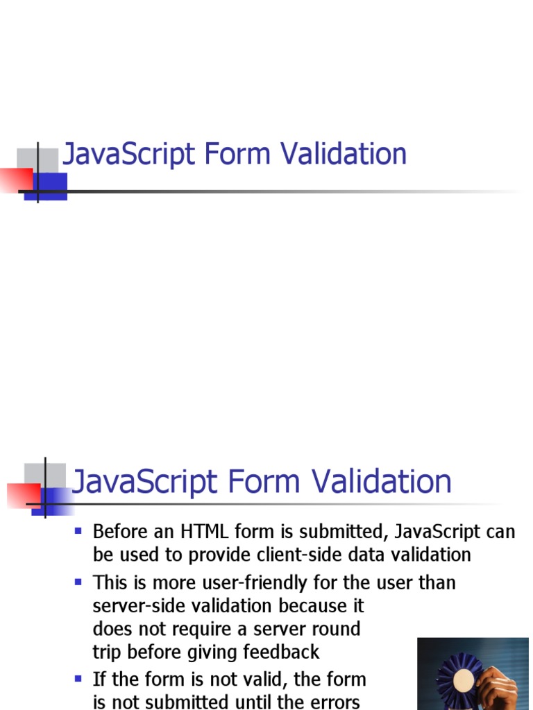 Javascript Validation | PDF | Java Script | Web Development Javascript Validation | PDF | Java Script | Web Development