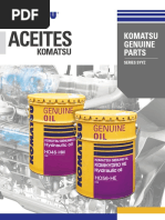 Komatsu Genuine Axle Oil AXO80 | PDF