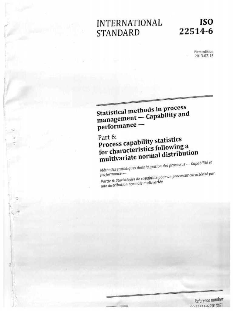 Iso 22514-6-2013 | PDF