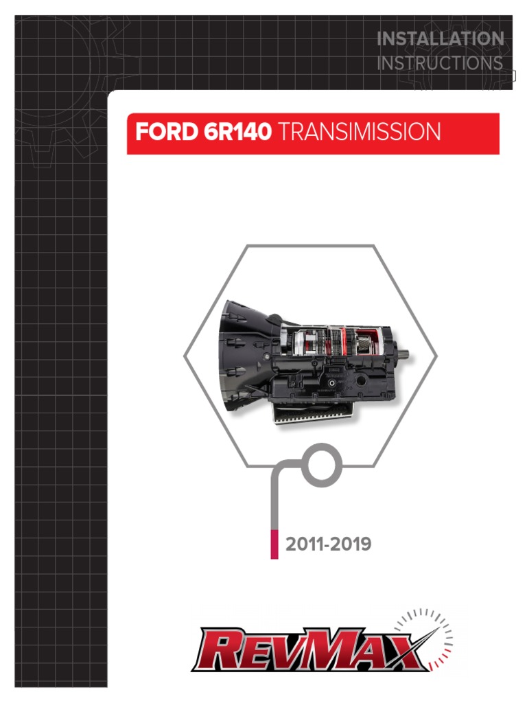 Ford 6R140 Transimission: Installation Installation | PDF ...