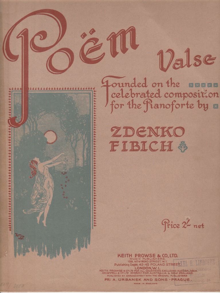 Fibich Zdenko, Poem Valse | PDF