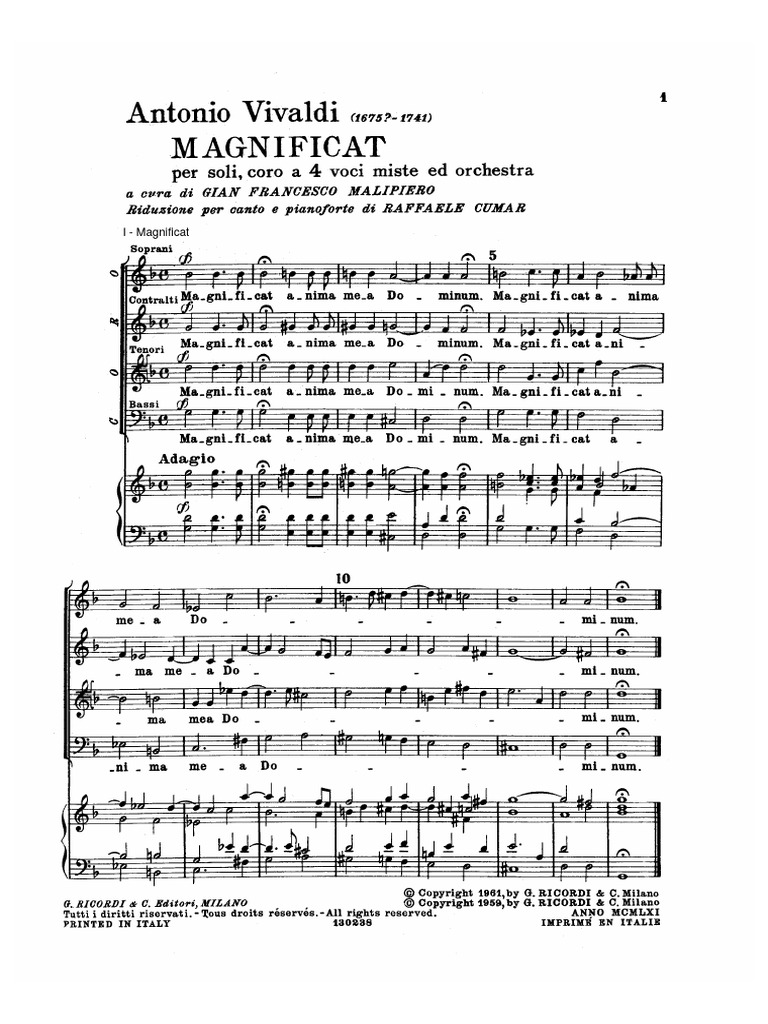Magnificat Vivaldi | PDF