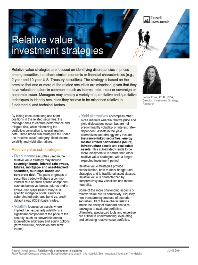 Relative Value Investment Strategies | PDF | Greeks (Finance) | Arbitrage