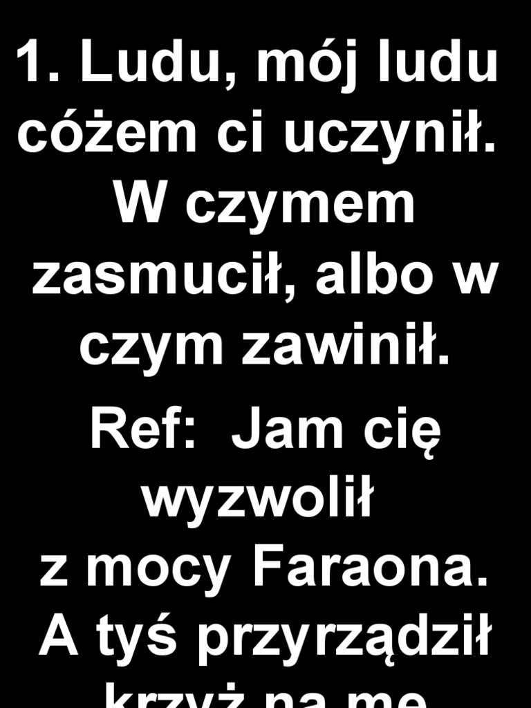 Ludu Mój Ludu | PDF