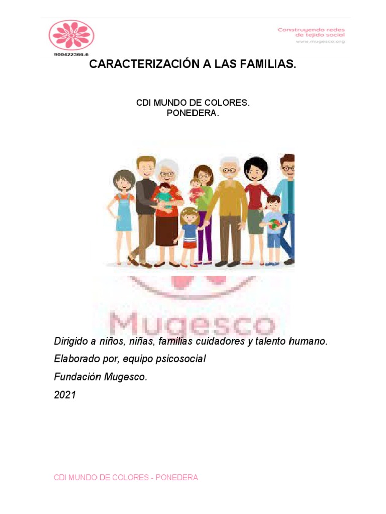 Caracterización Completa Cdi Mundo de Colores. 2021 | PDF | Agricultura | Médico de atención ...