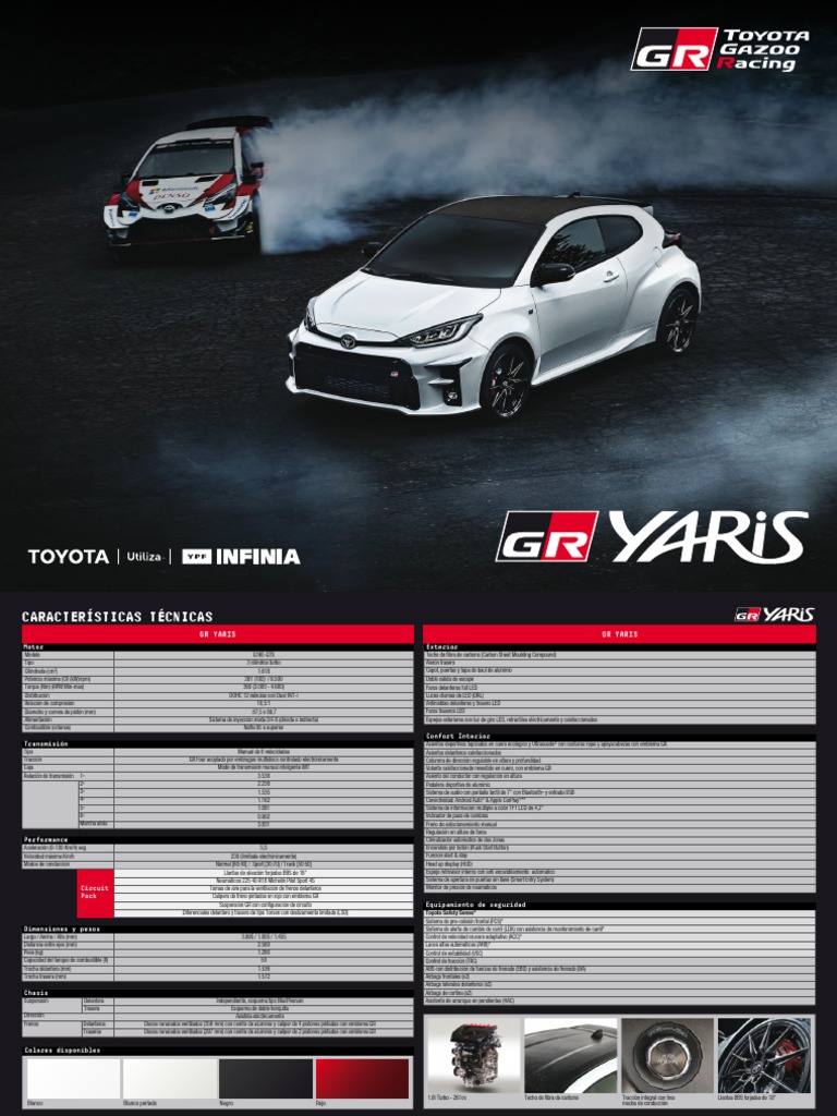 Official Promotional JDM Japan Toyota Gazoo Racing GR Yaris