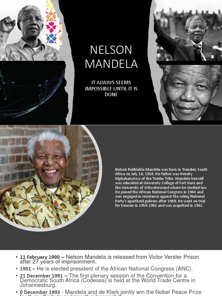 Nelson Mandela | PDF | Nelson Mandela | Apartheid