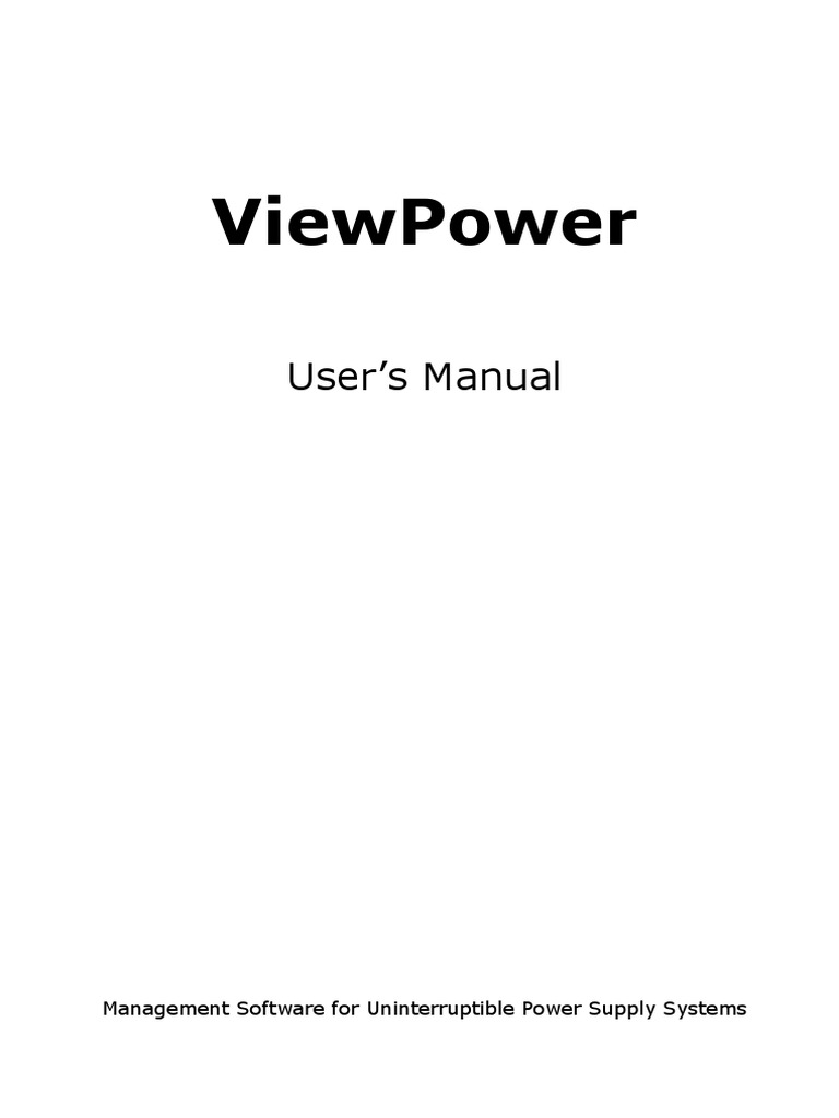 ViewPower User Maunal | PDF | Icon (Computing) | Graphical User Interfaces